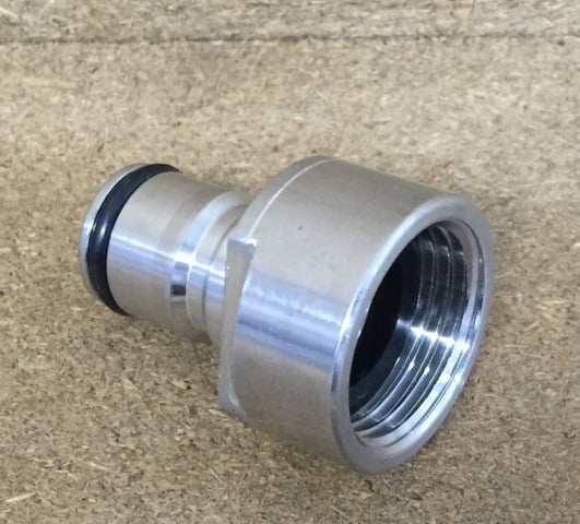 Ball lock post Gas 5/8 Thread - The Malt Miller