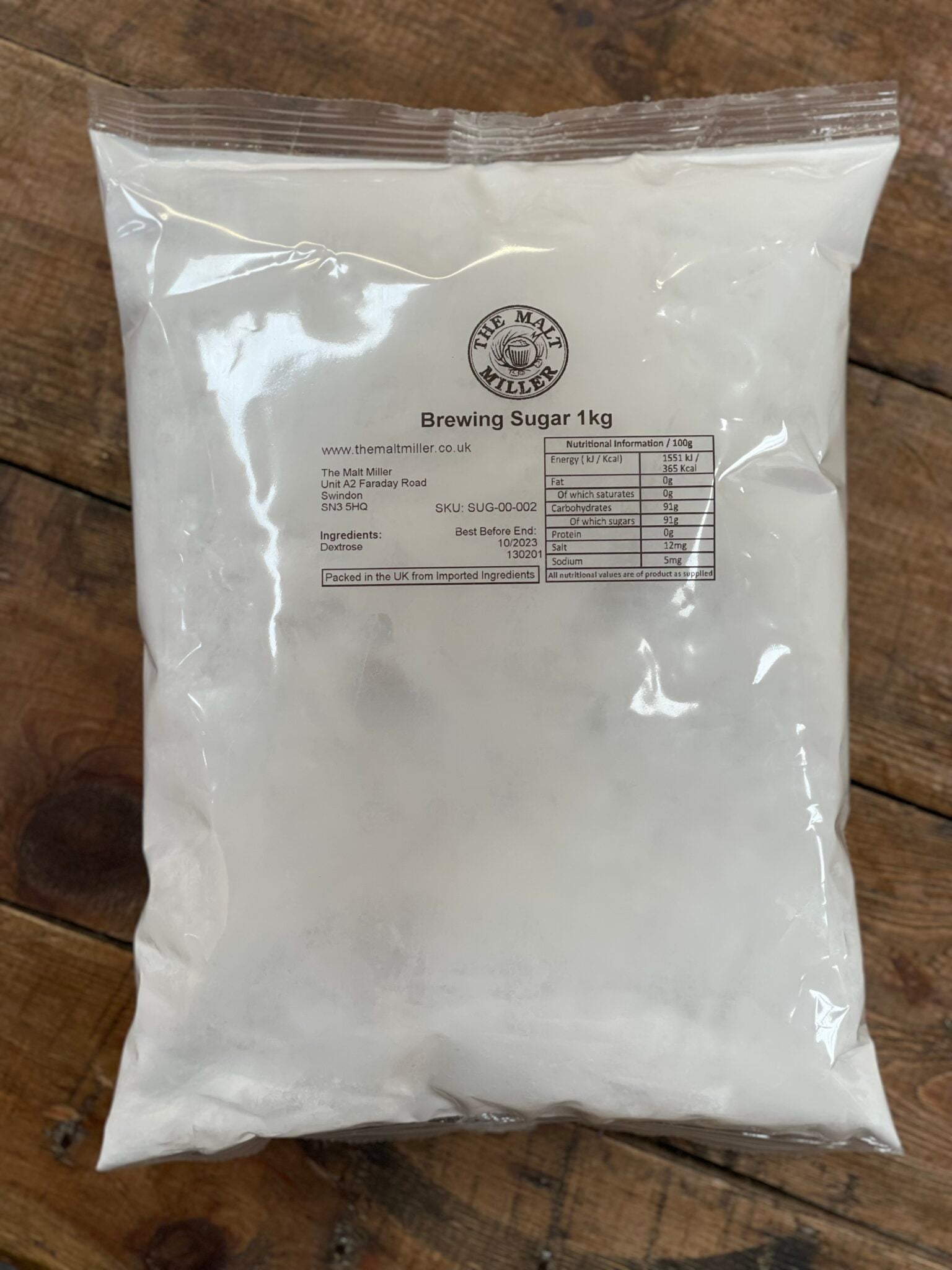 Brewing Sugar (Dextrose) 2kg - 100% Dextrose for Brewing Recipes
