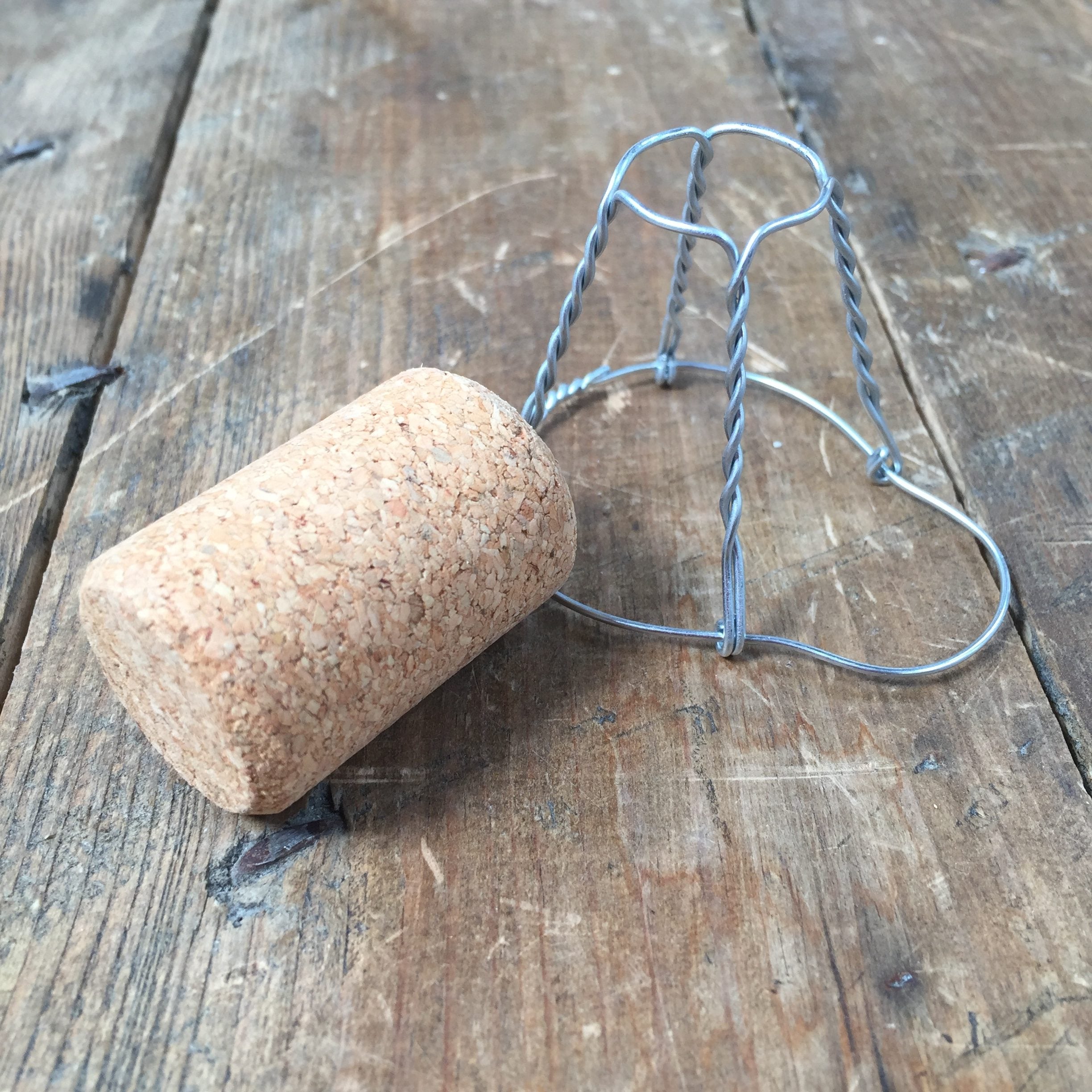 Belgian Style Beer and Champagne Cork and Cages - Authentic.