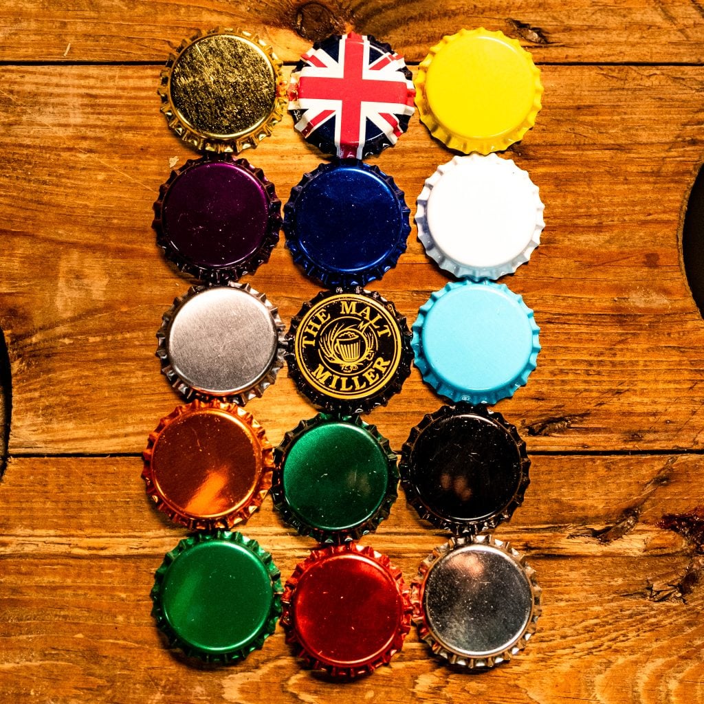 Crown Caps 26mm - Select Colours, 200 Caps, Easy to Sterilise