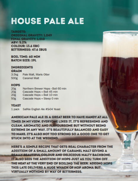 House Pale Ale Recipe Kit - Jon Finch's American Classic
