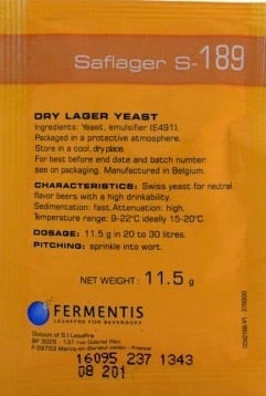 SafLager S-189 - The Malt Miller