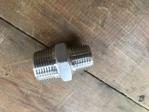 Stainless Steel 3/4" to 1/2" Reducer - Convert BSP Sizes Easily