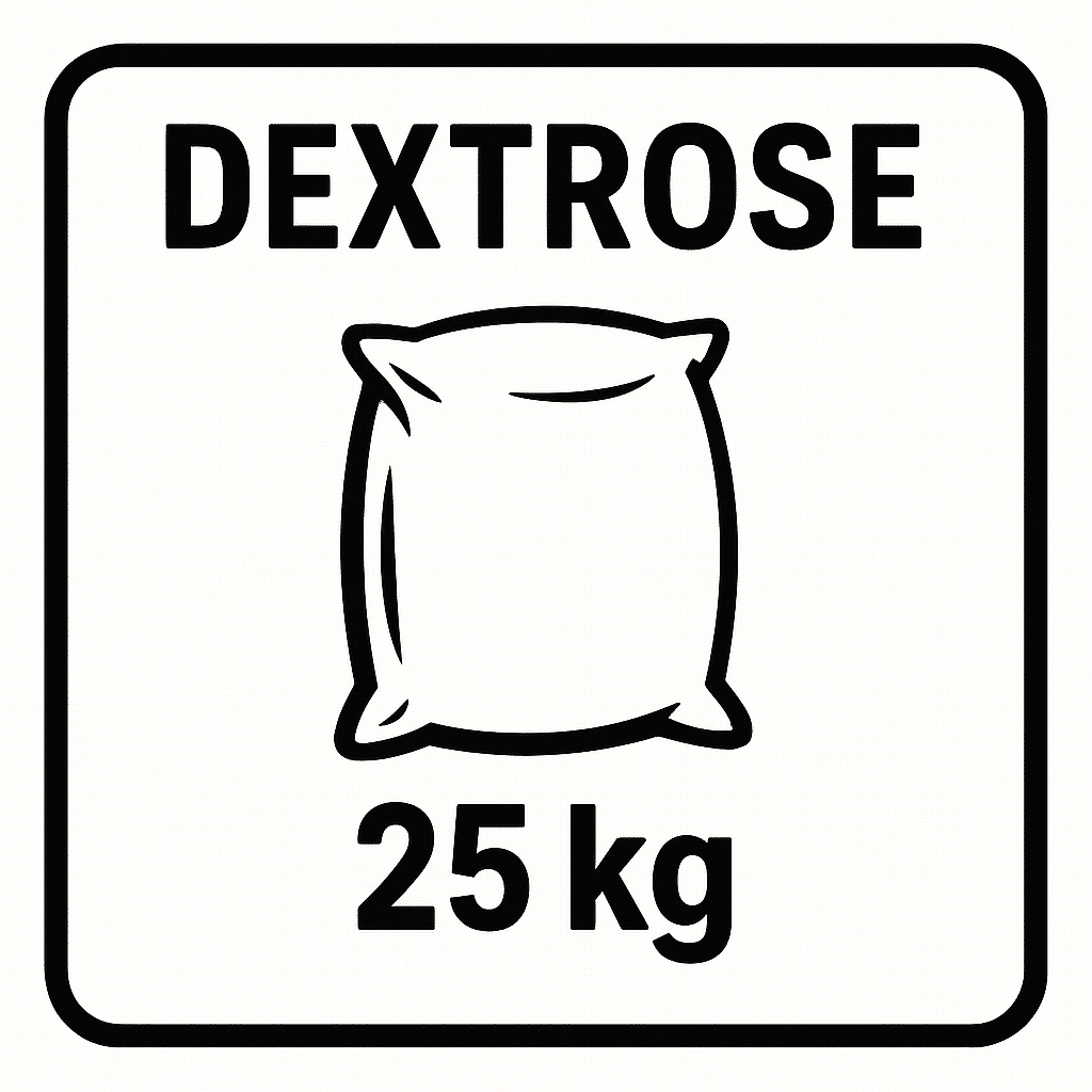 25kg Brewing Sugar Dextrose - Ideal for Home Brewing Recipes