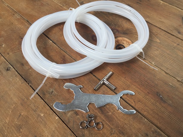 Single Tap Brushed Stainless Steel Complete Font Kit - The Malt Miller