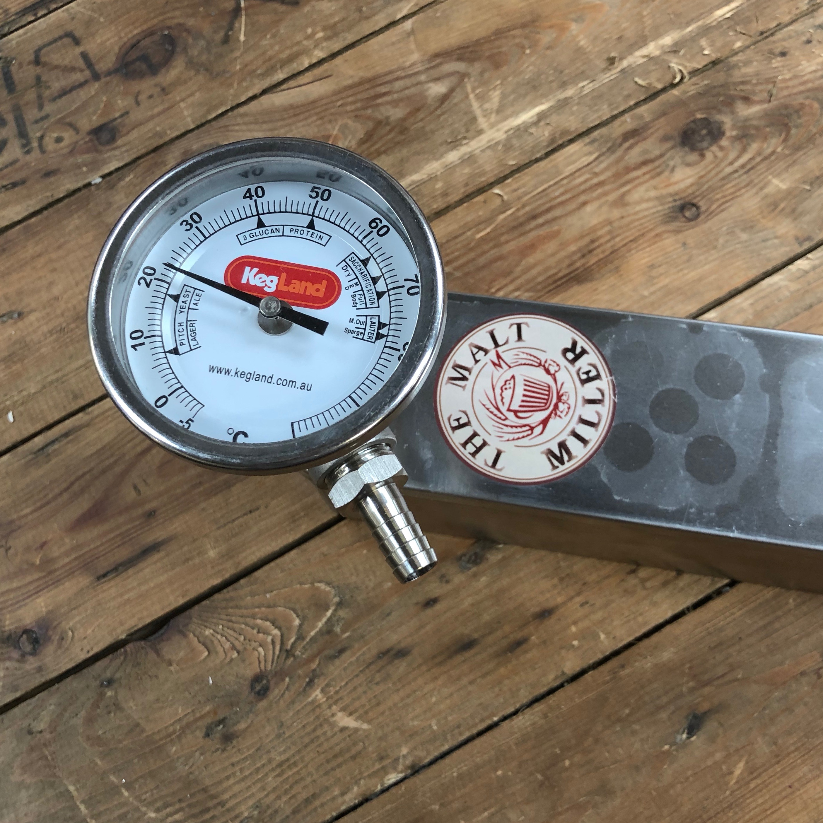 In line temperature guage | The Malt Miller