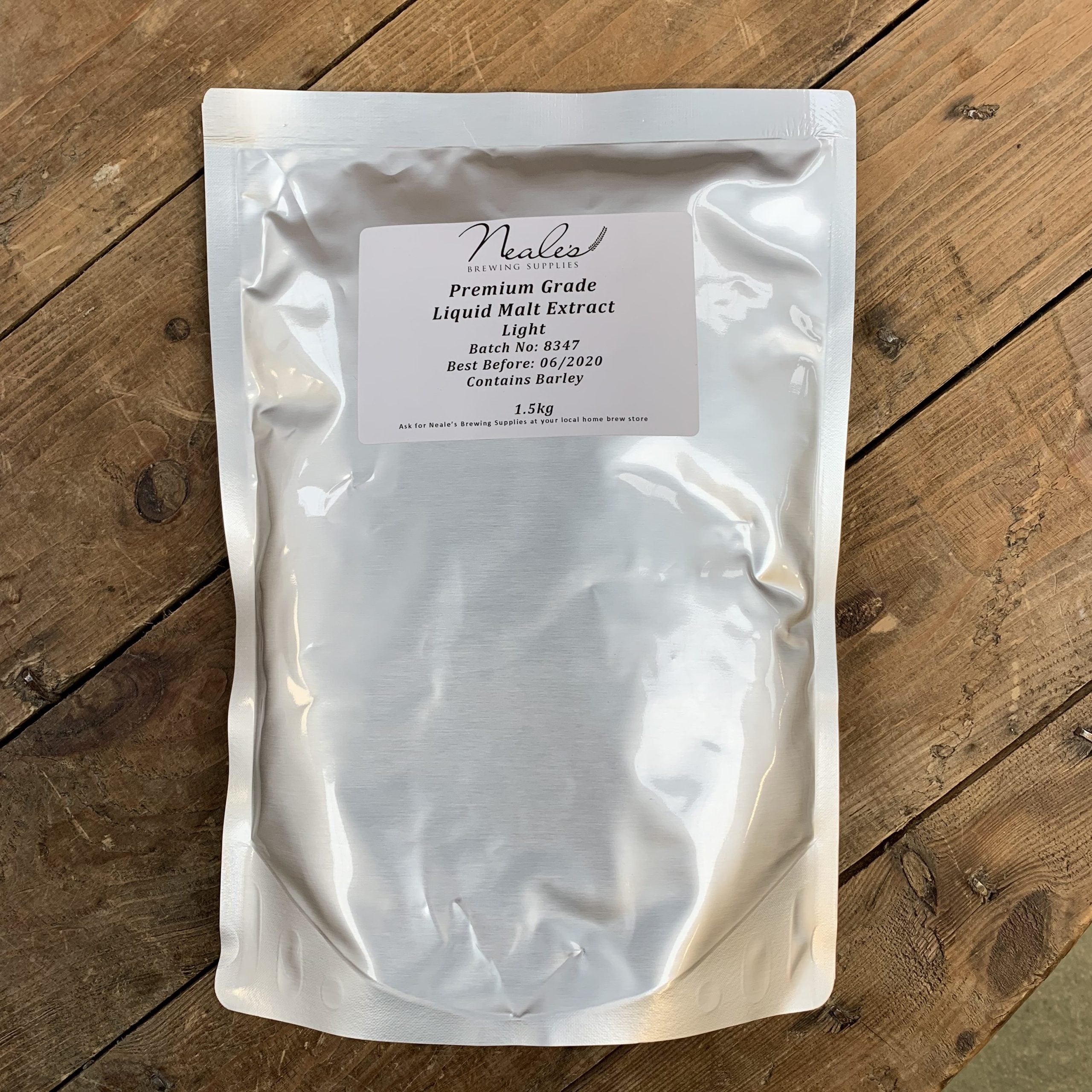 Premium Grade Light Liquid Malt Extract 1.5kg Pouch - Brew Beer
