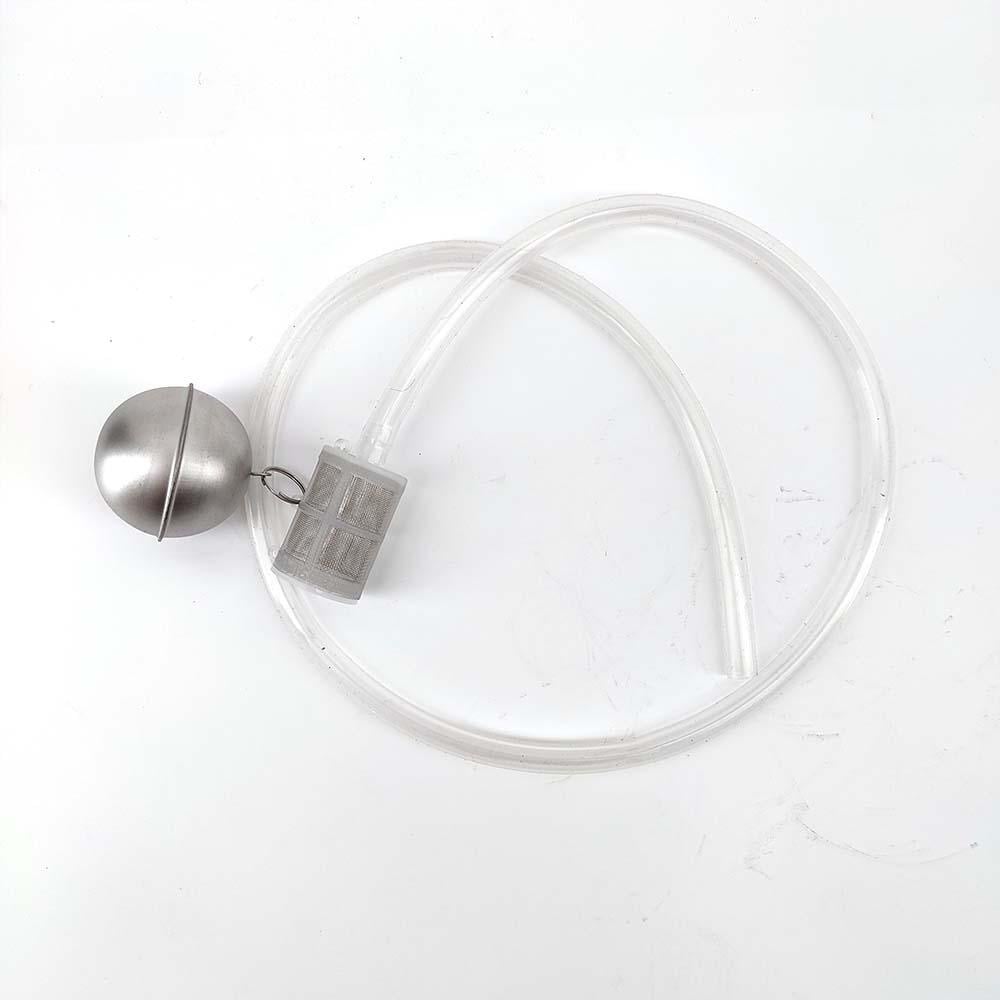 Stainless Steel Float & Silicone Dip Tube for Clear Beer Kegs