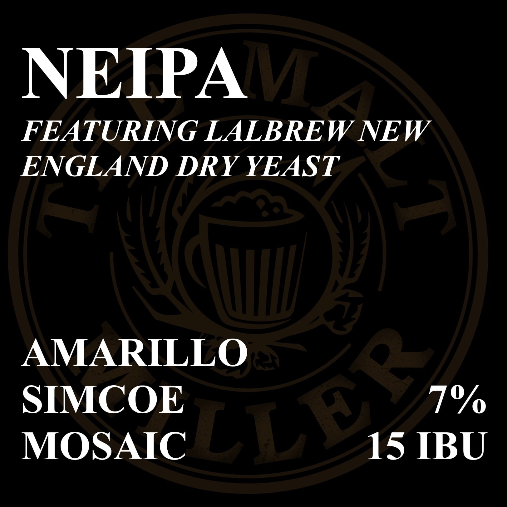 NEIPA Mini Mash Kit - Brew Hazy, Fruity New England IPA at Home