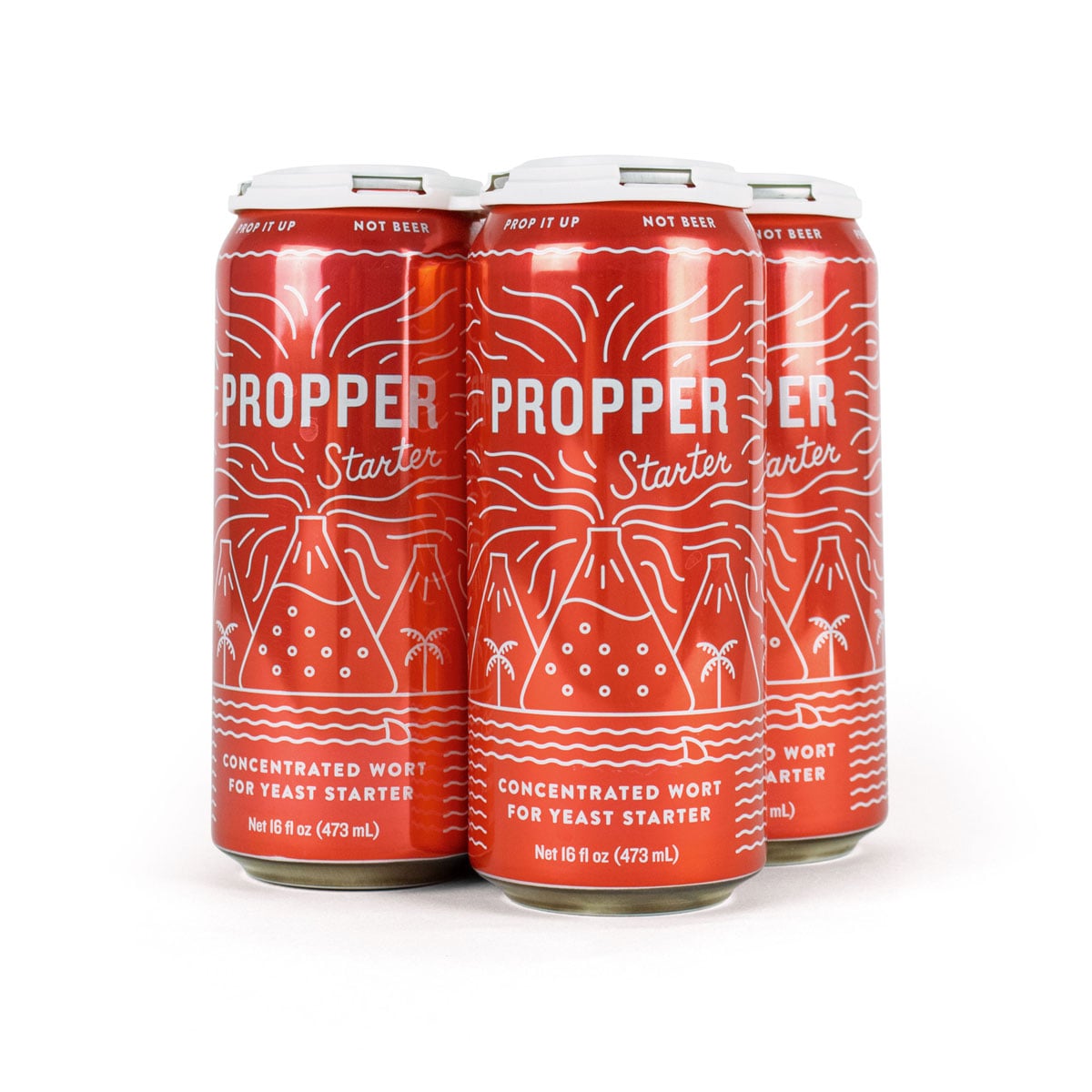 Propper Starter - Easy Yeast Starter for Homebrew (4 x 473ml)
