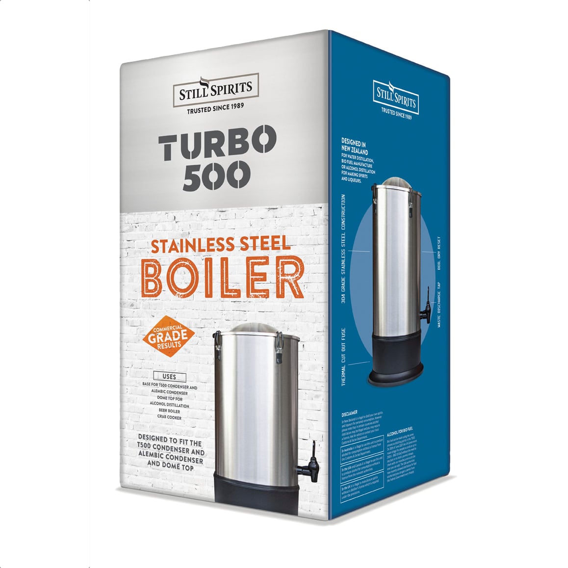 Still Spirits T500 Copper Condenser & Boiler - Home Distillation