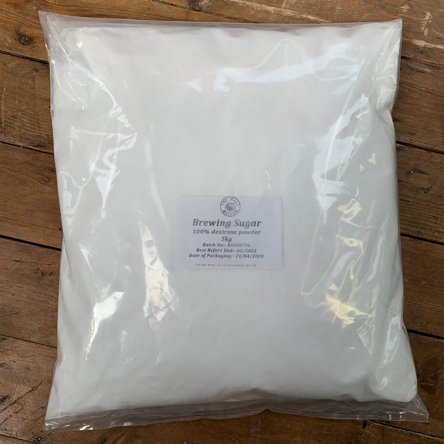 Brewing Sugar Dextrose 5kg - 100% Pure - The Malt Miller