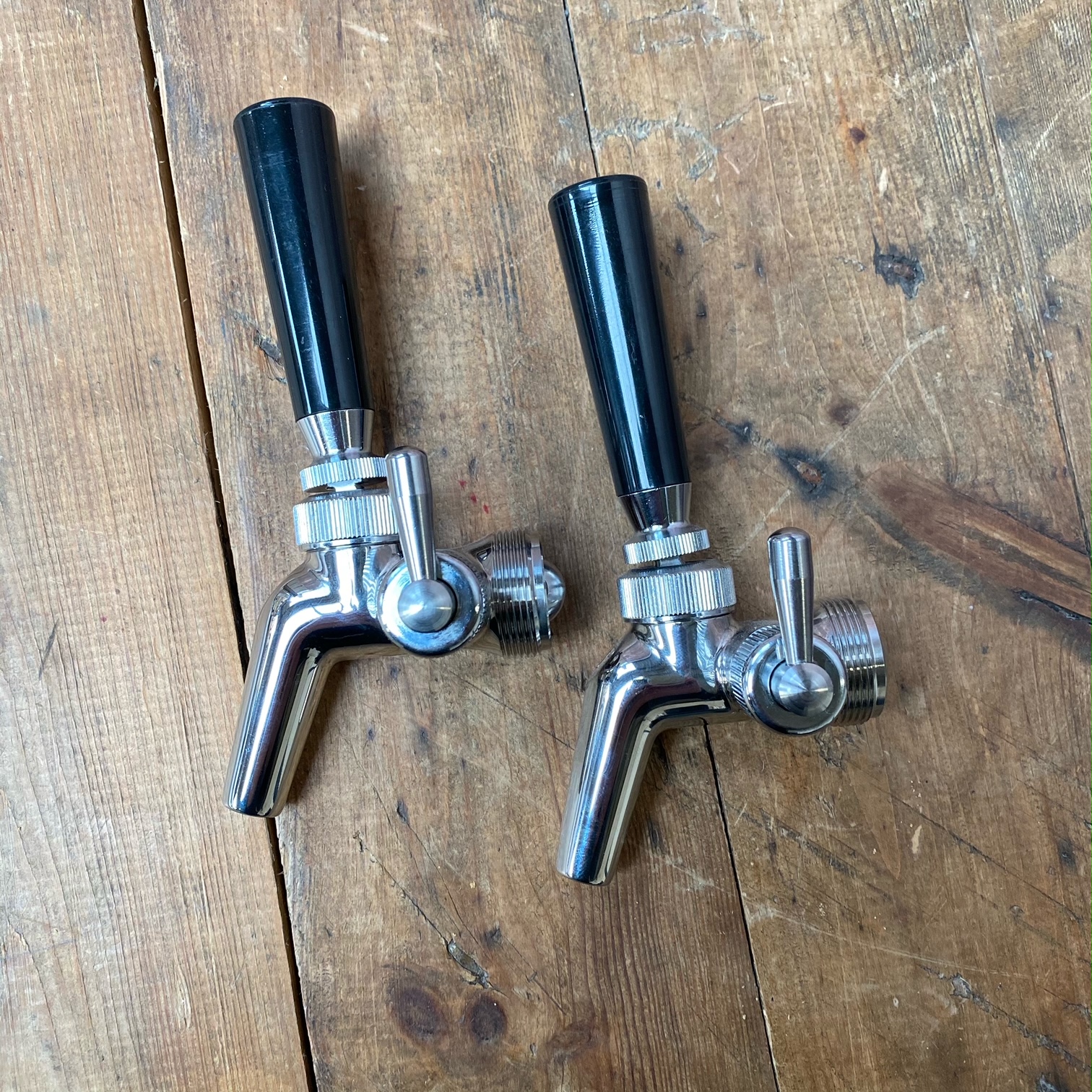 Complete Kegerator Keezer Kit - Double Tap with Perlic Faucets