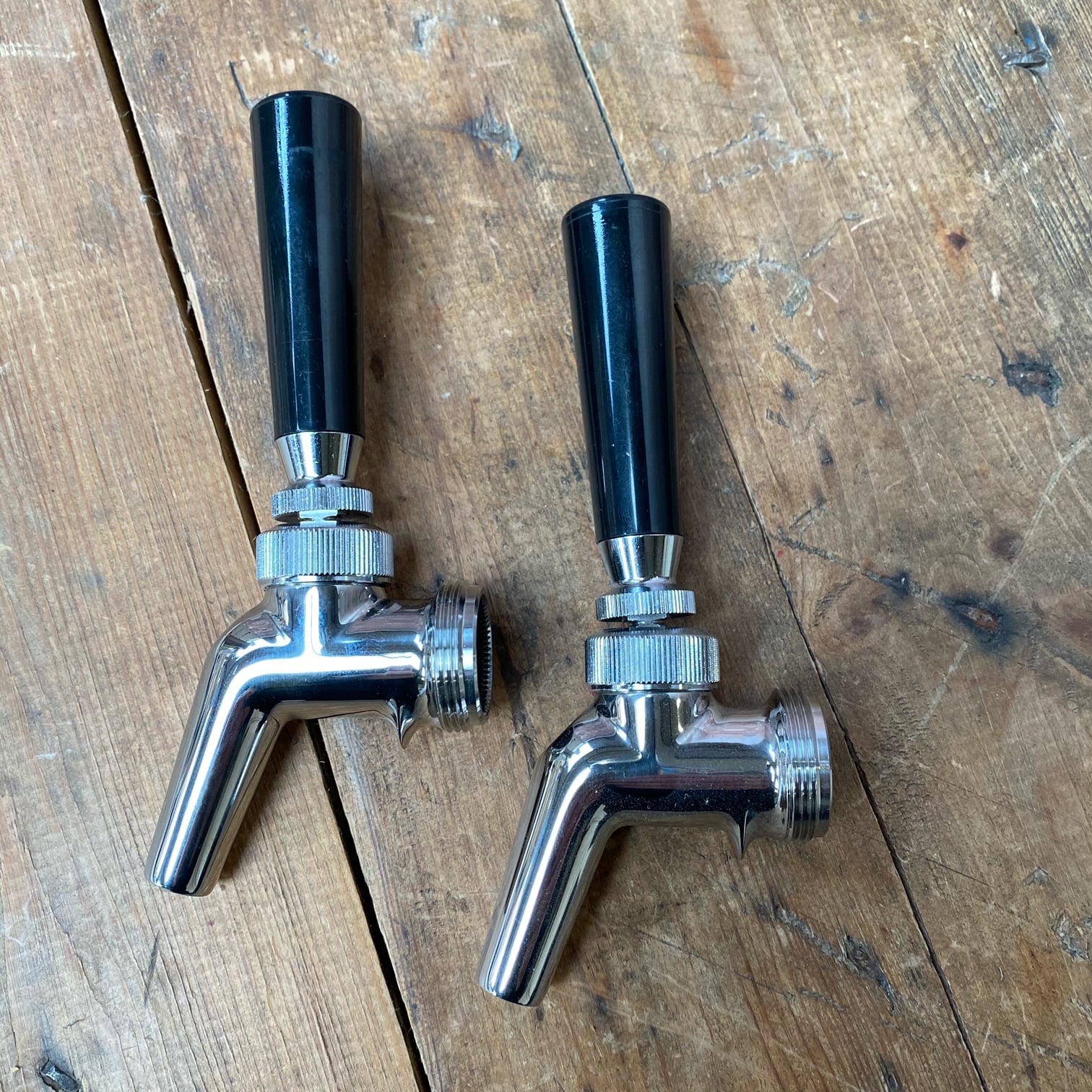 Complete Kegerator Keezer Kit - Double Tap with Perlic Faucets