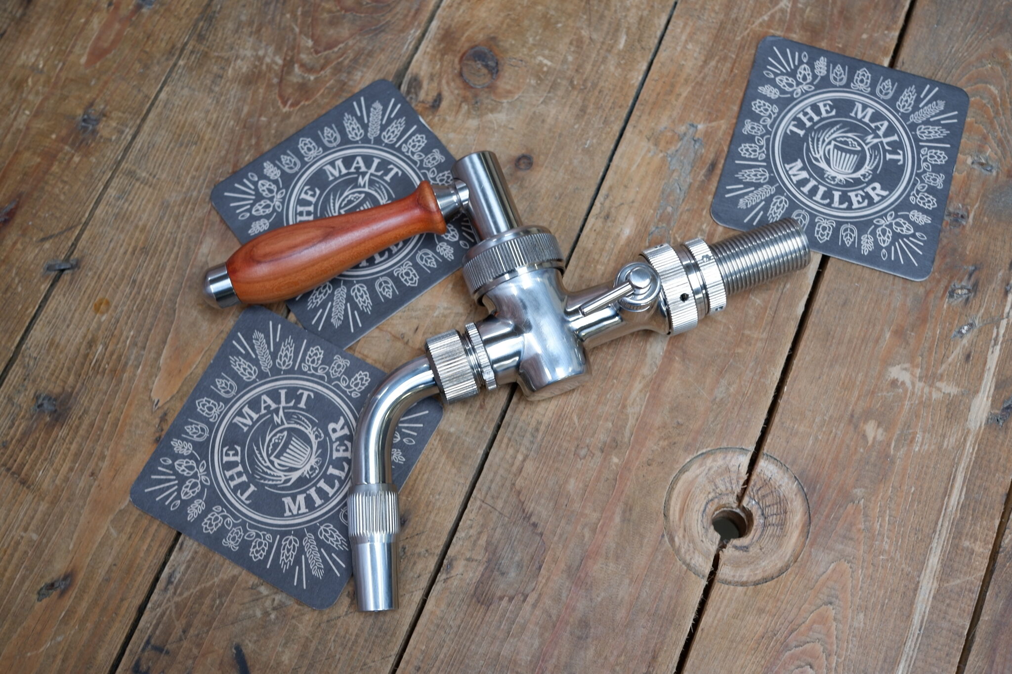 LUKR Nostalgie Tap - Stainless Steel, Silver Finish | The Malt Miller