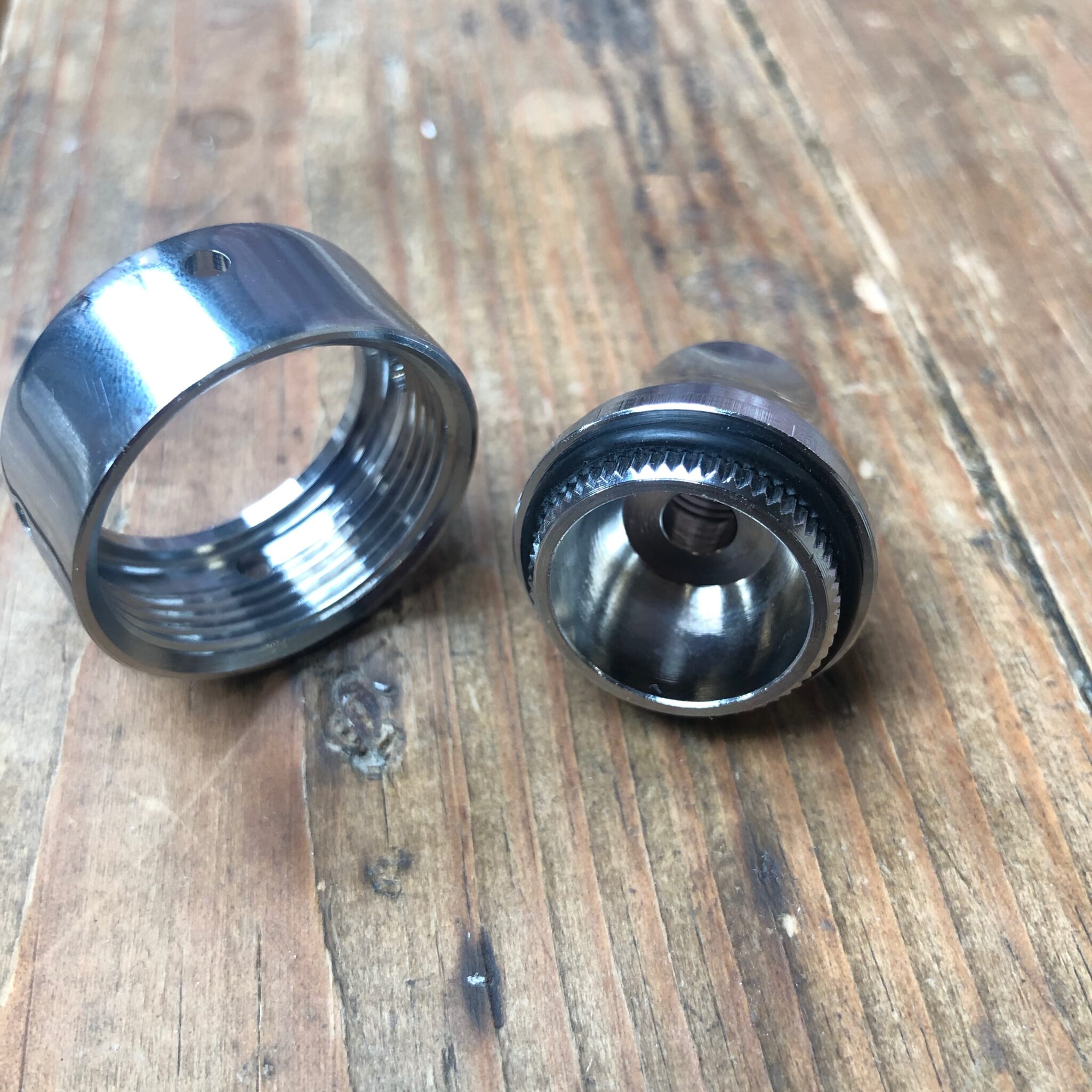 Tap Shank Adapter - Stainless Steel for mobile keg dispense