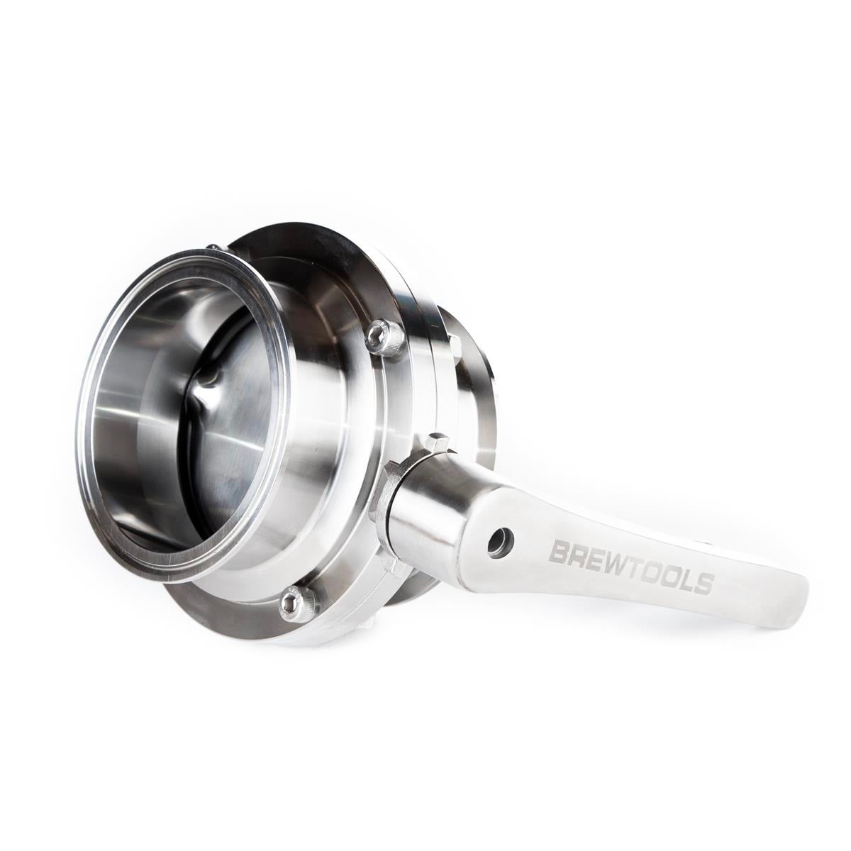 Brewtools 4" Butterfly Valve - Premium Steel & EPDM for Fermenters