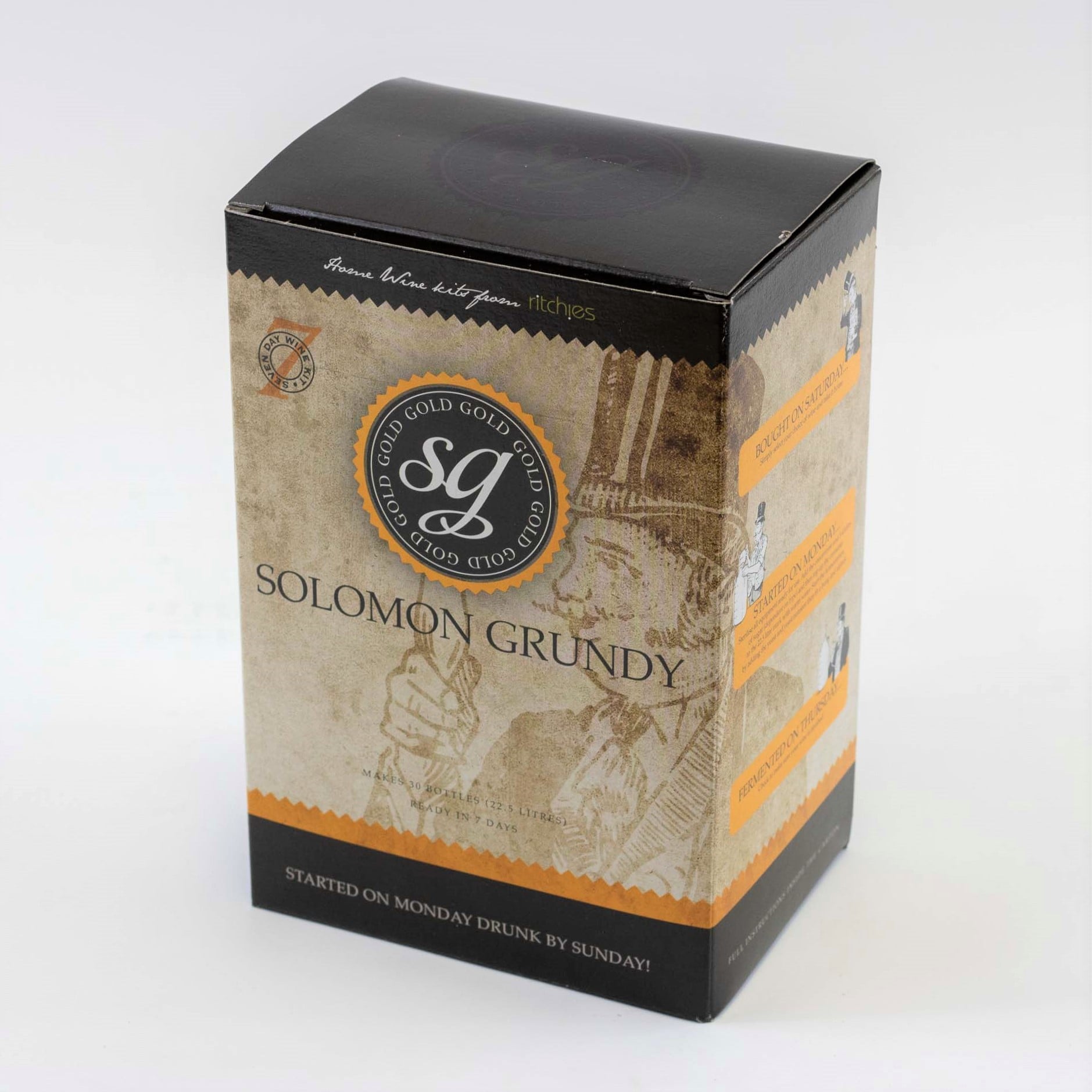 Solomon Grundy Gold 30 Bottle (23L) Wine Kit - Pinot Grigio | The Malt ...