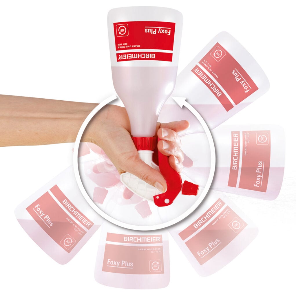 Birchmeier Foxy Plus Sprayer - Durable 360° Trigger Bottle