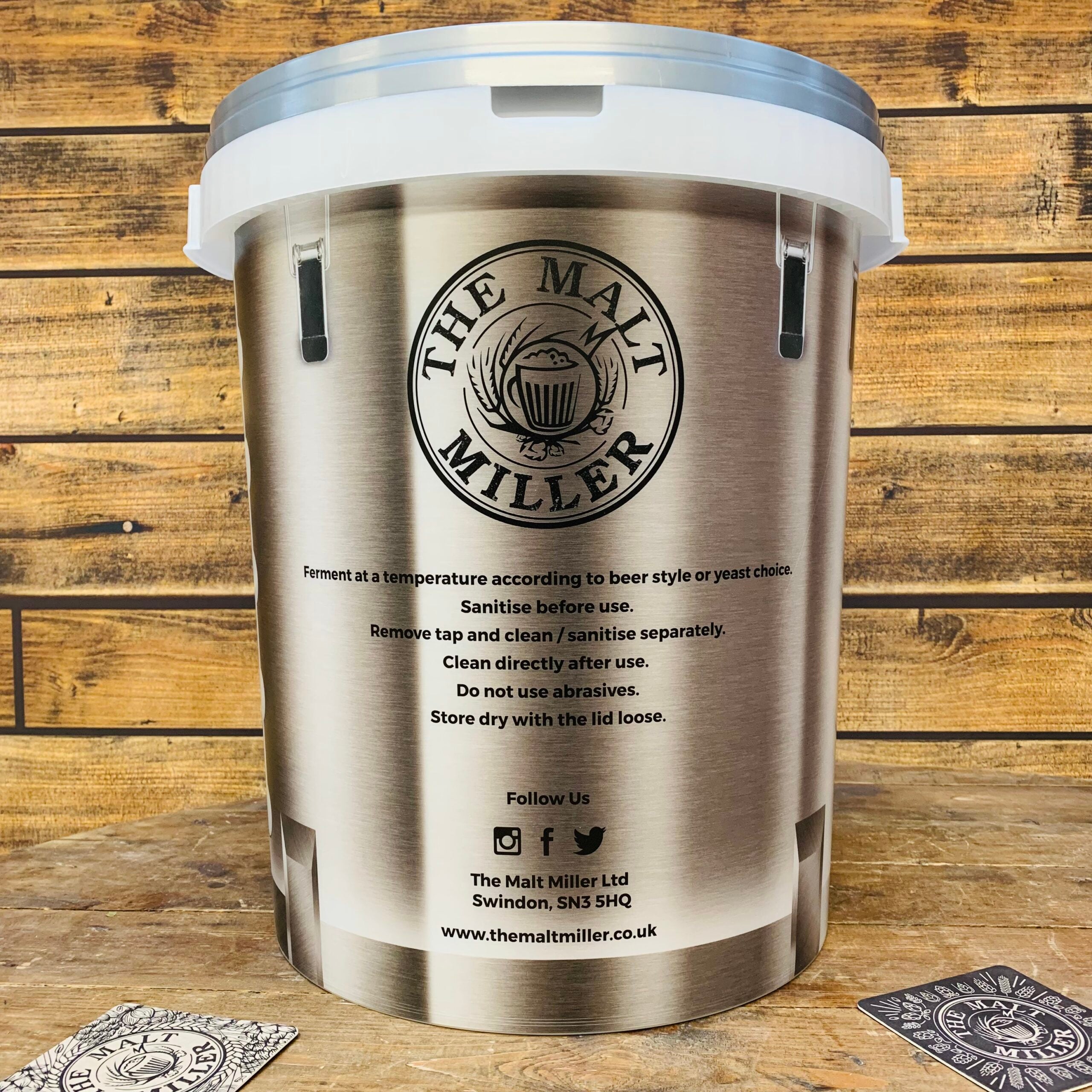 TMM 30 Litre Fermenting Bucket – Strong, airtight lid