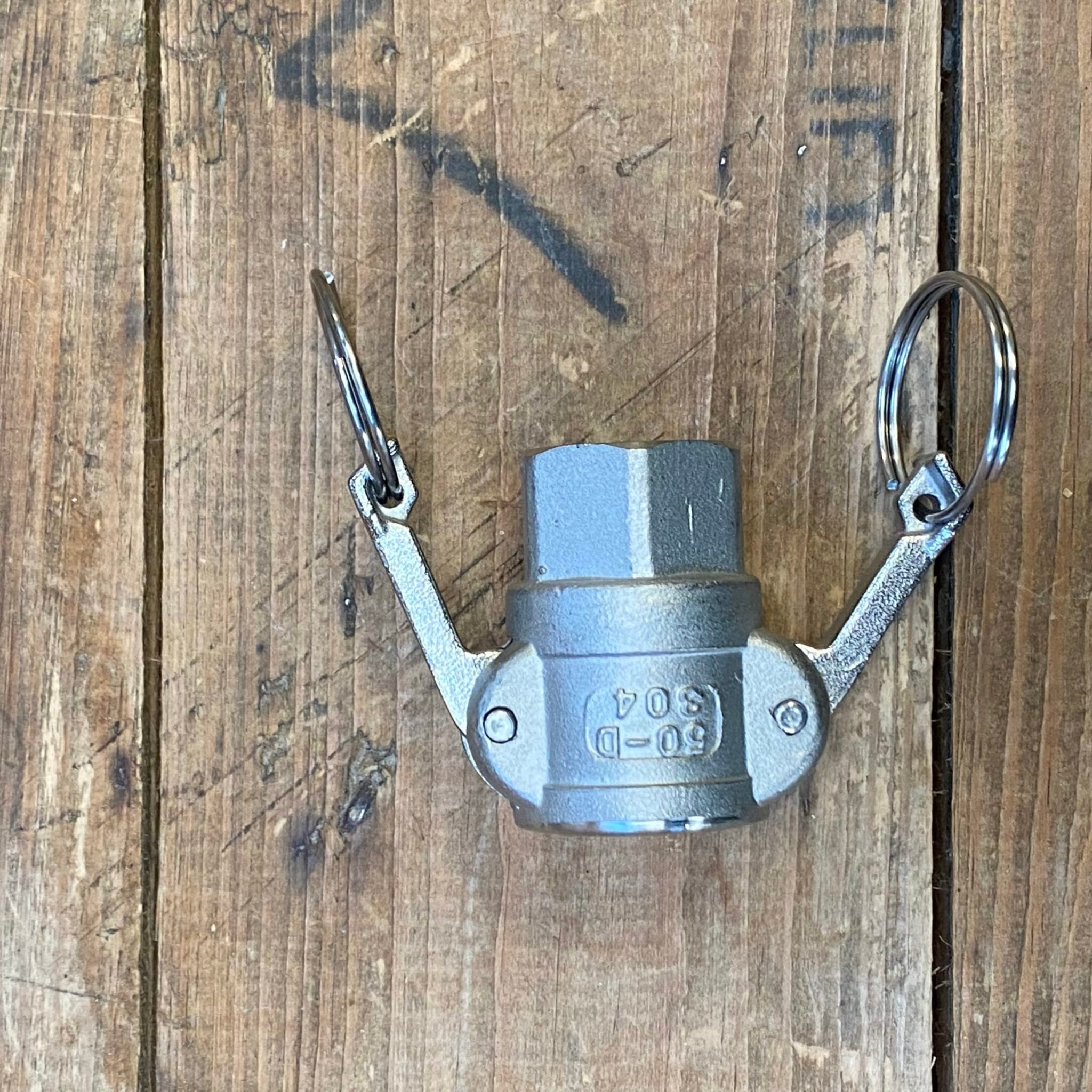 Camlock Type D Female 1/2" BSP - 304 Stainless Steel Fitting