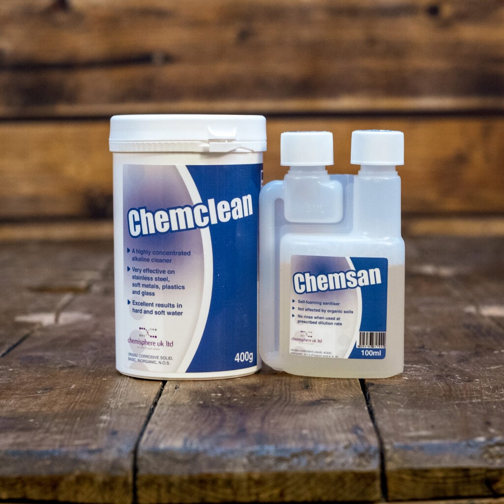 Chemclean & Chemsan Pack - Effective Brewing Sanitizer Solution