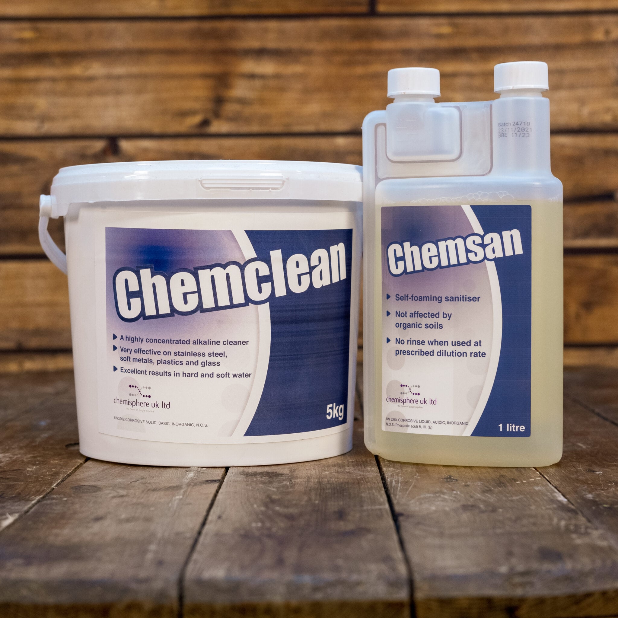 Chemclean 5kg & Chemsan Sanitiser Pack - Brewery Cleaning Essentials