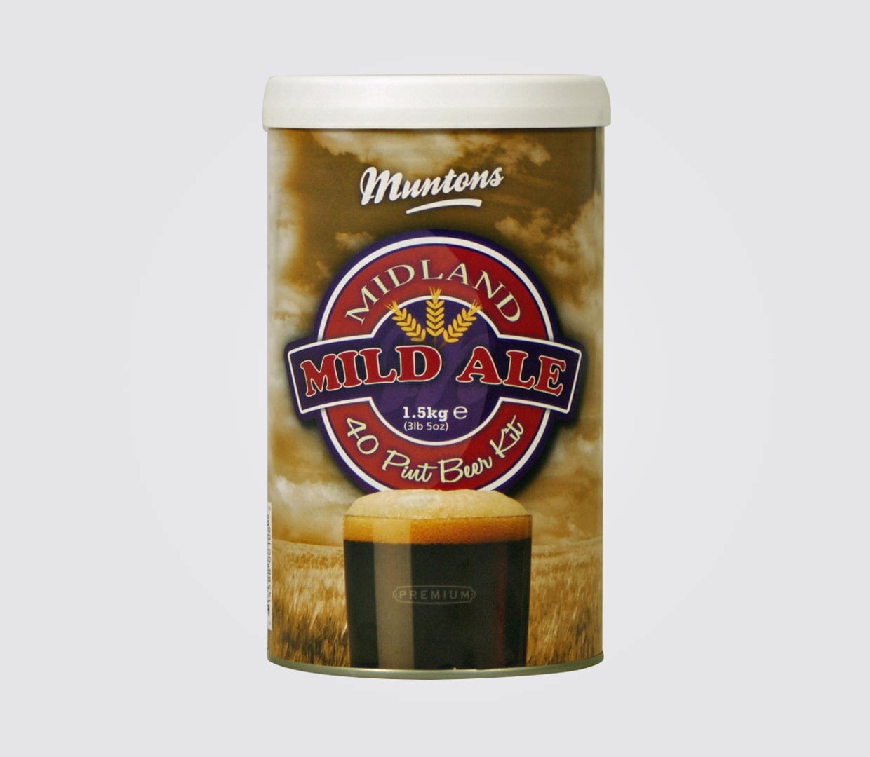 Muntons Premium Midland Mild Beer Kit - 40 Pints, 4% ABV, Mild Beer UK