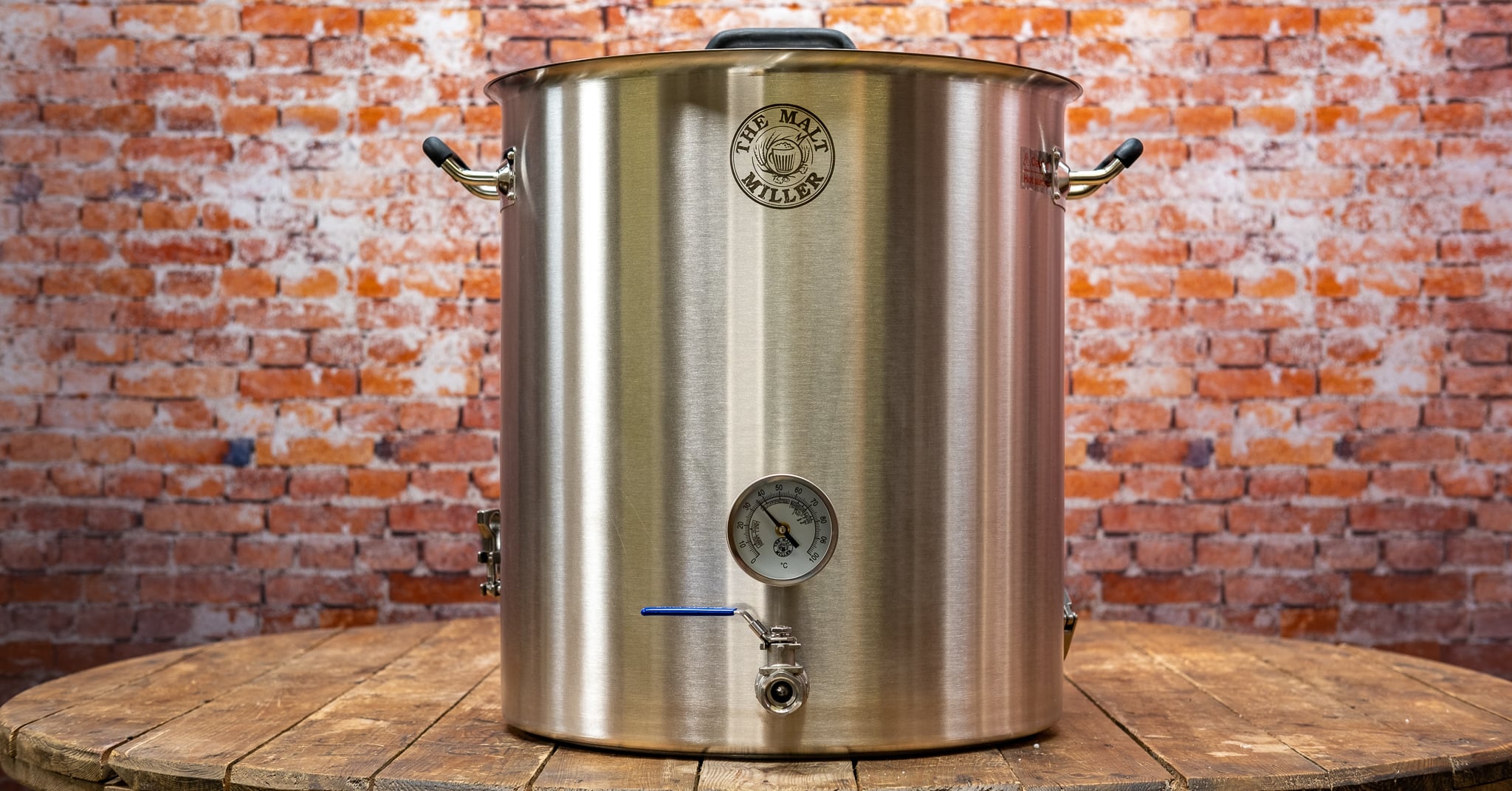 Premium 70L Stainless Steel Brew Kettle with TC Ports | The Malt Miller