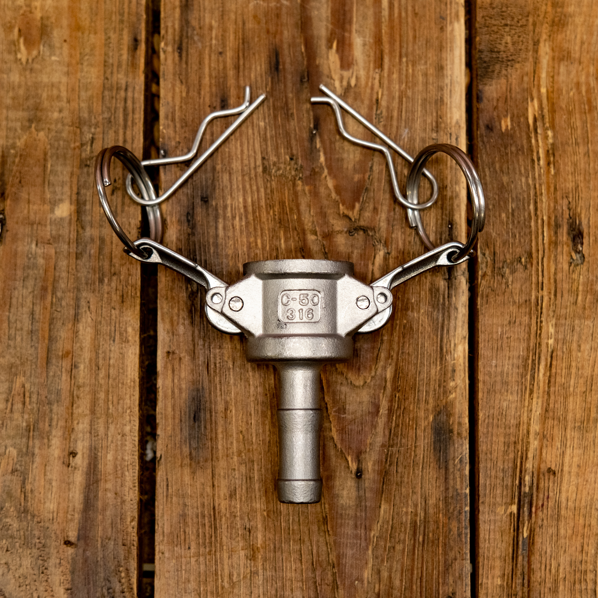 Camlock Type C Female Barb – with Locking Pins - The Malt Miller