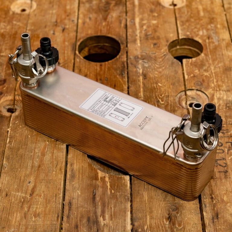 Stainless Steel Plate Chiller Kit - 30 Plate, Complete Brewing Solution