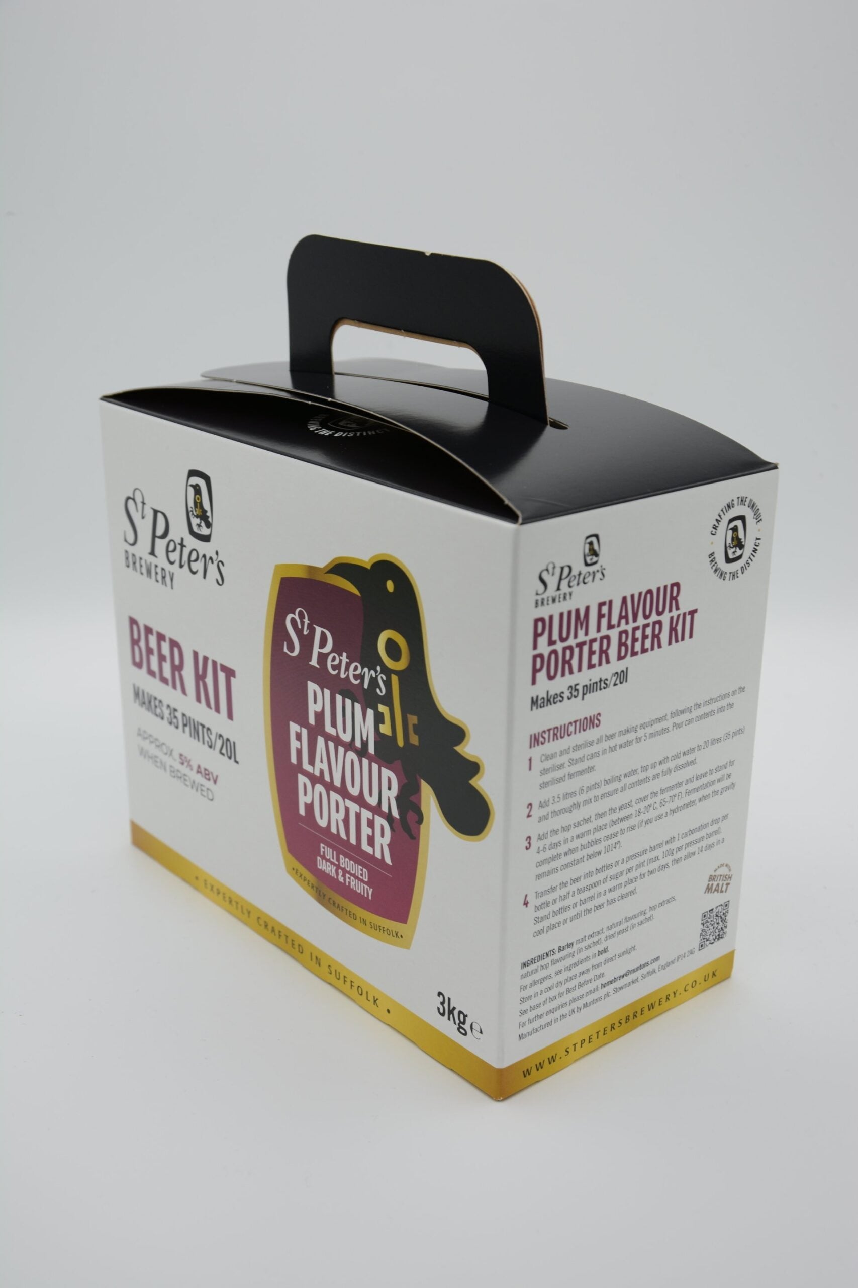St Peter's Plum Porter Kit - Brew 35 Pints of Rich, Fruity Ale