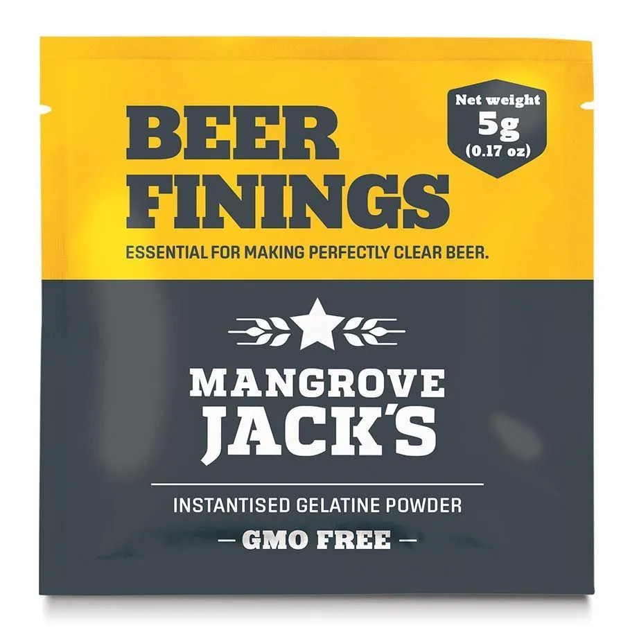 Mangrove Jack's Beer Finings Sachet 5gm - Clearer, Smoother Brews