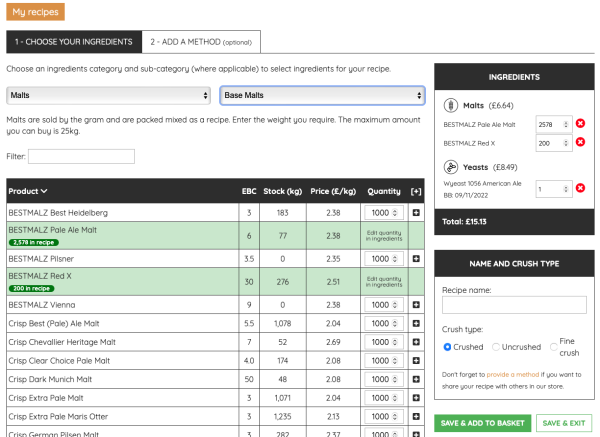 Recipe Generator 2023 – Create your own bespoke recipe kits
