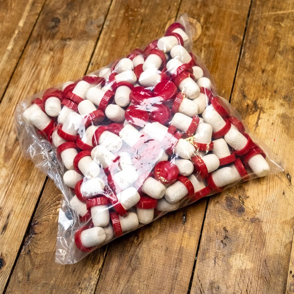 Red Plastic Top Corks 150 Pack - Quality Sealing Solutions