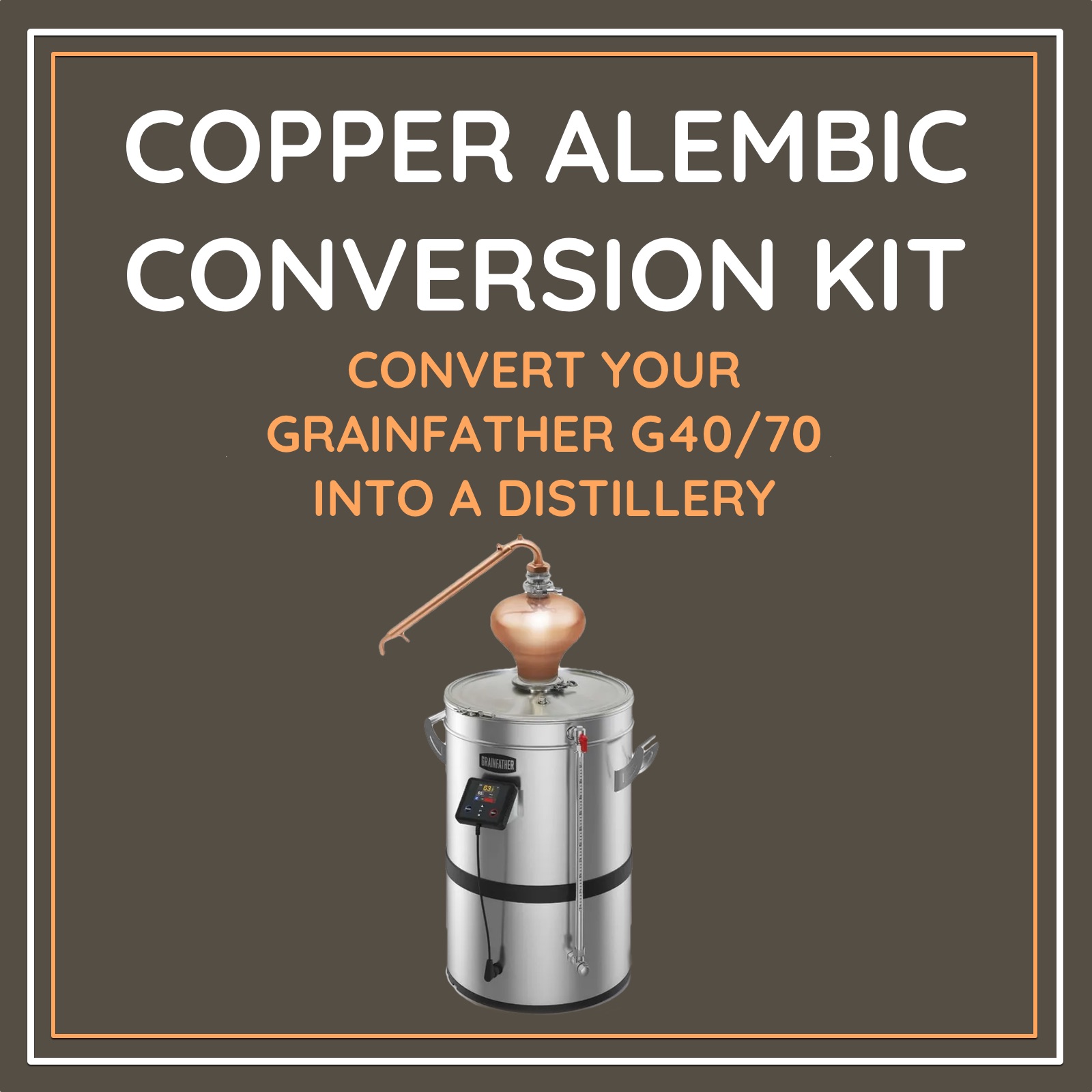 Copper Alembic Conversion Kit -Grainfather G40/70 Distillery