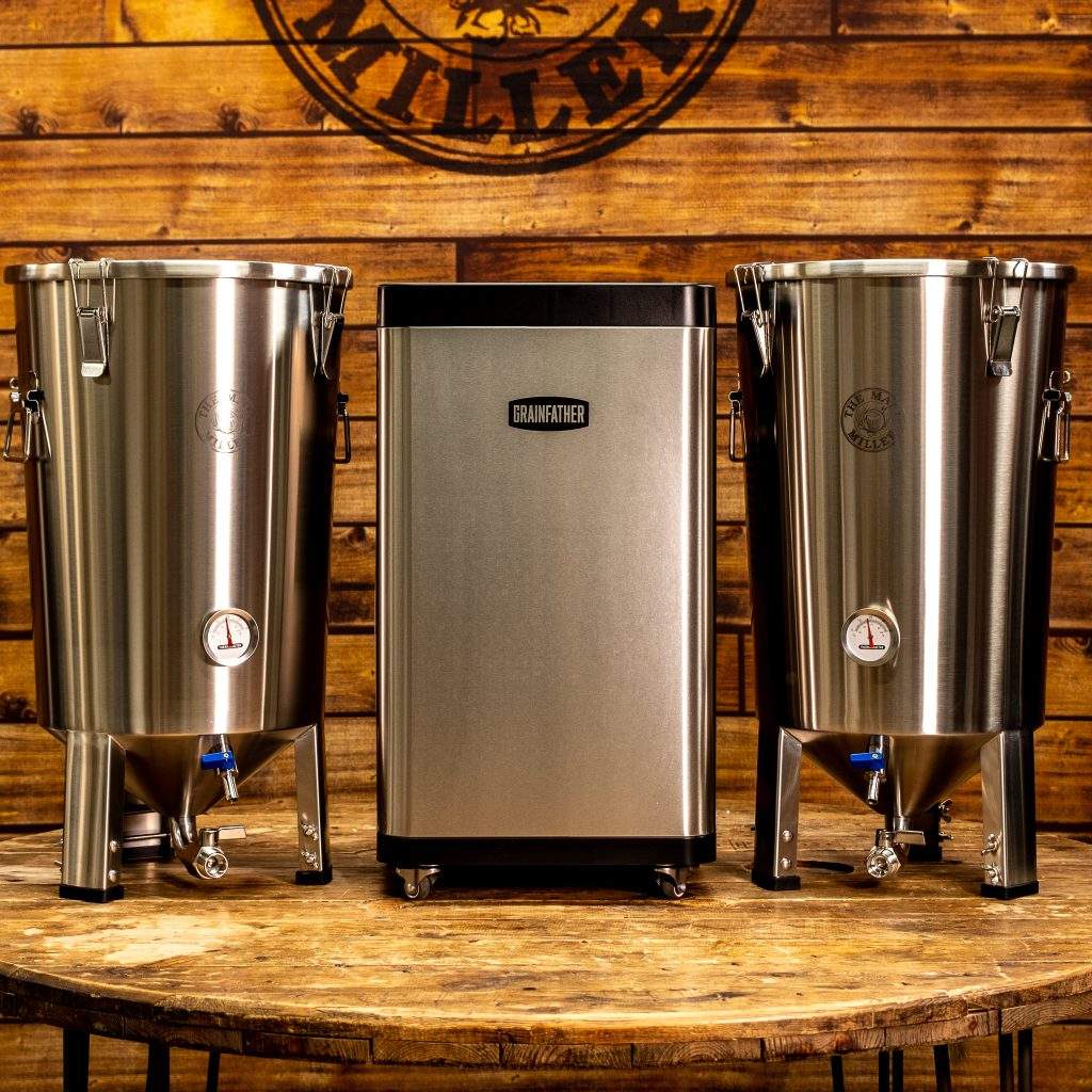 2 x 30L Stainless Steel Conical Fermenters with Temp Control