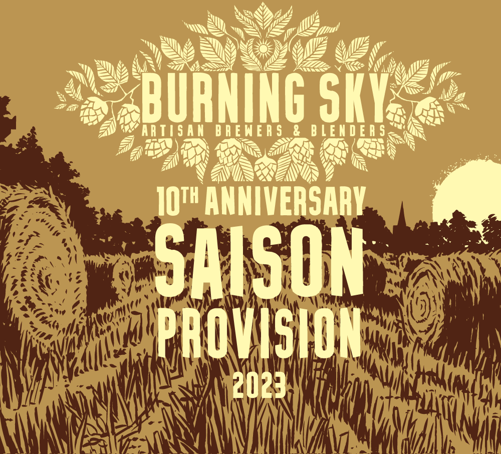 Burning Sky Brewery Saison Provision 2023 - Buy Online at The Malt Miller
