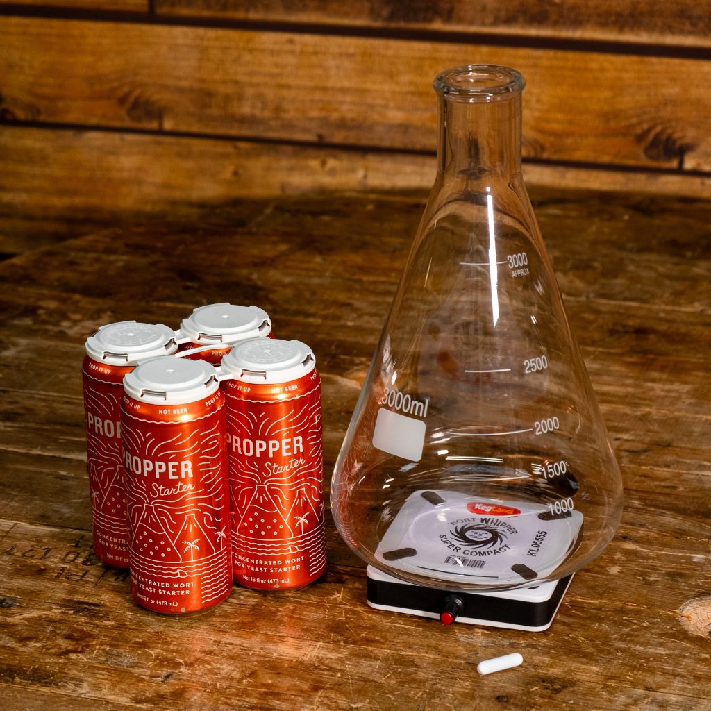 Magnetic Stirrer & 3L Erlenmeyer Flask Yeast Starter Kit