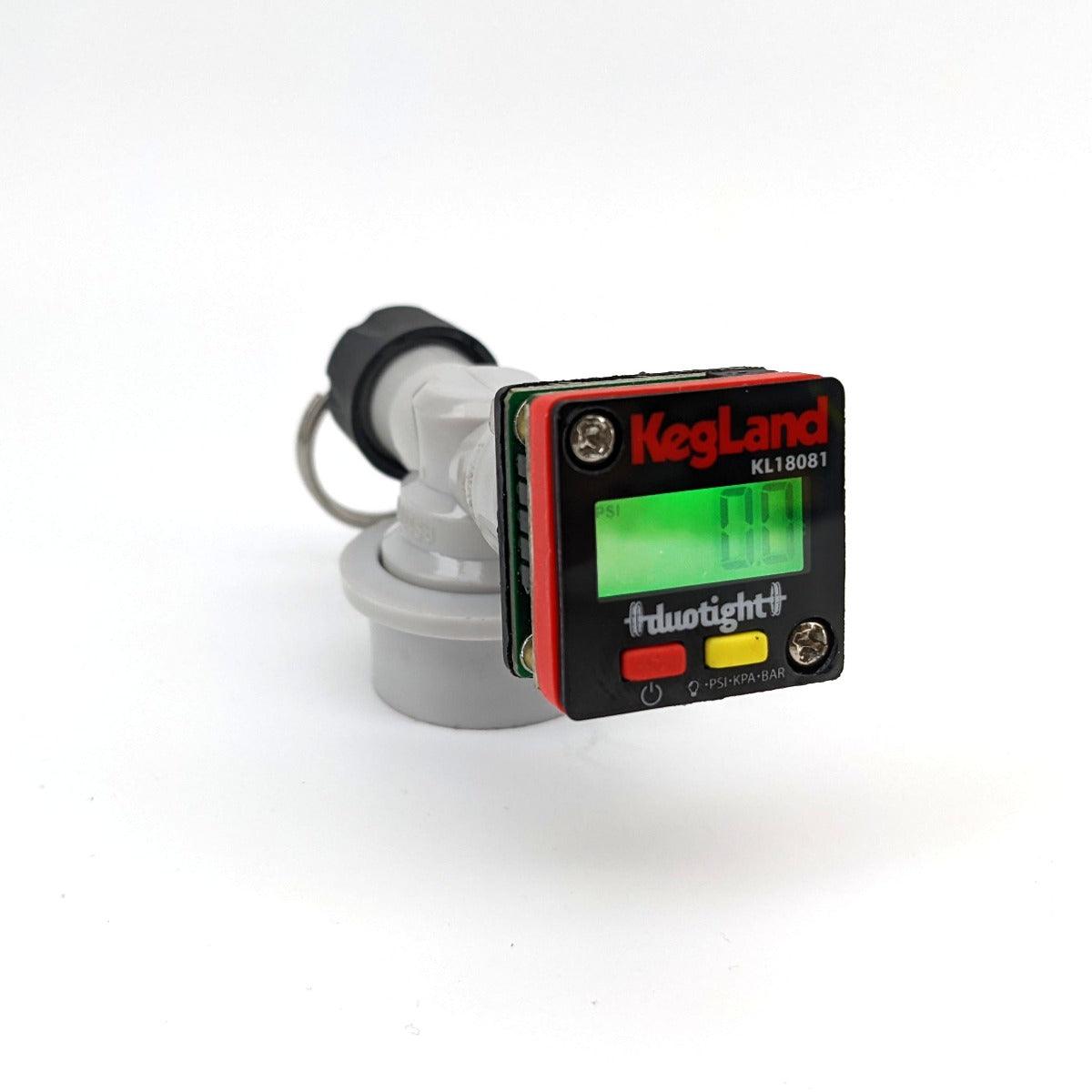 Digital Spunding Valve with Gauge - Ball Lock Disconnect | The Malt Miller