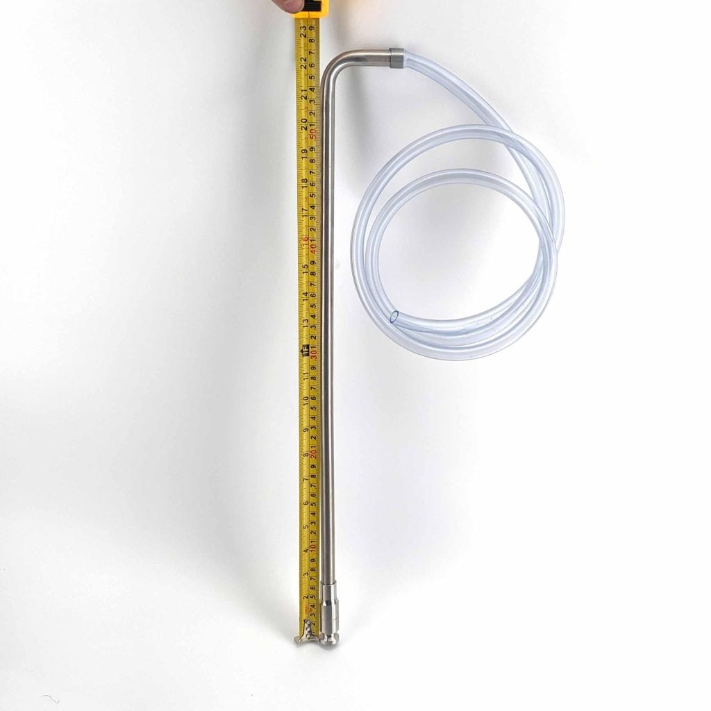 Stainless Siphon with 1.5m Heavy Duty Silicone Tube