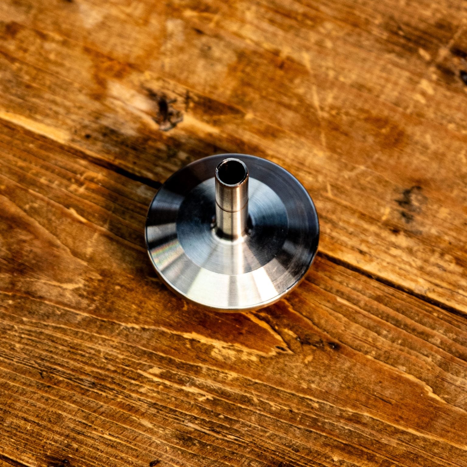 150mm Carbonation Stone with 1.5" Tri-Clamp Adapter - Carb Stone