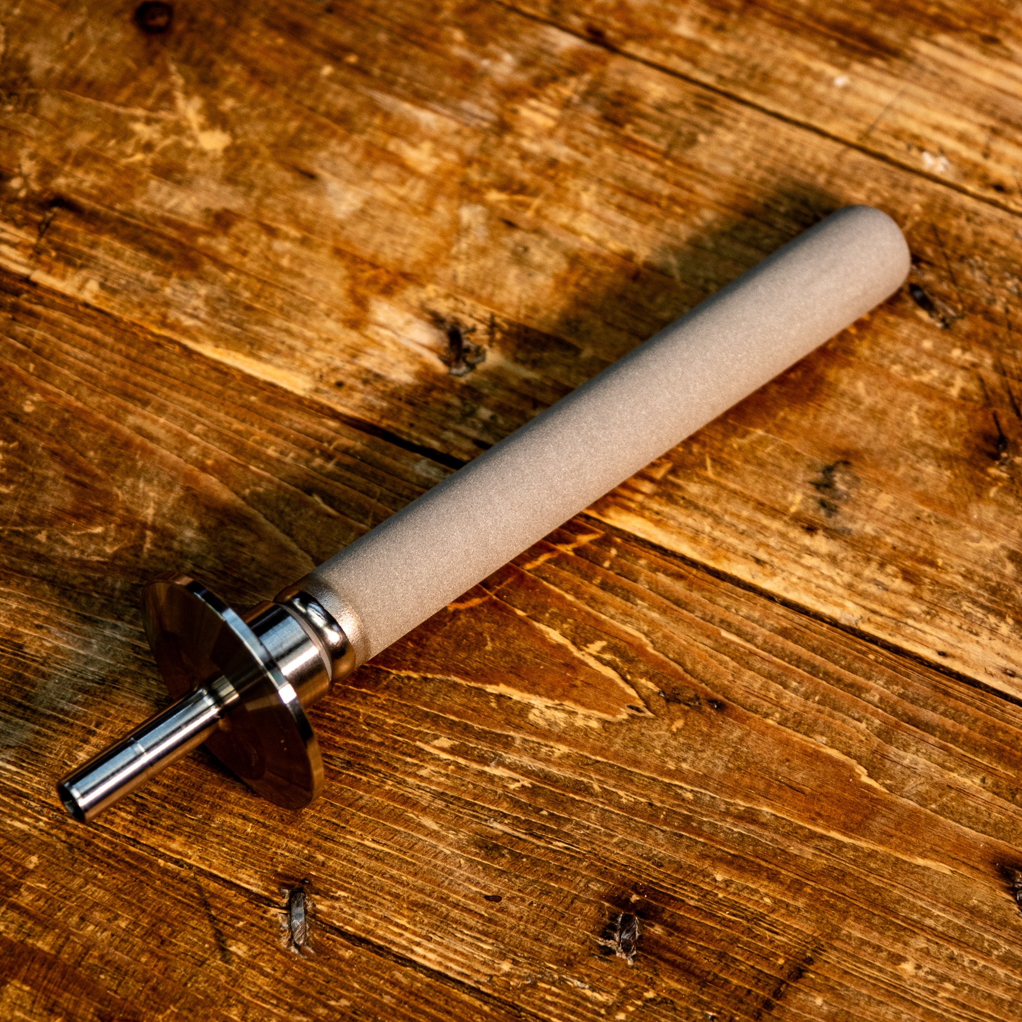 150mm Carbonation Stone with 1.5" Tri-Clamp Adapter - Carb Stone