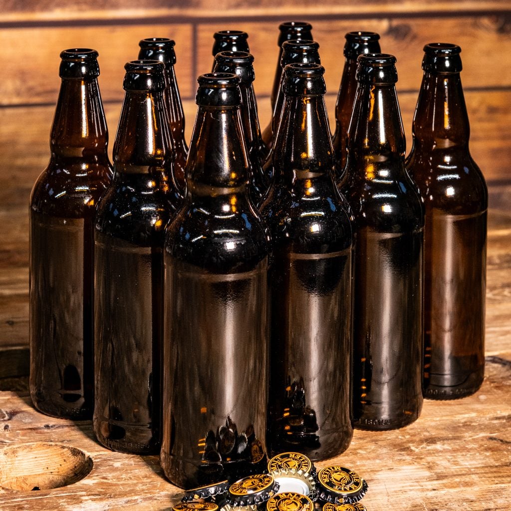 12 x 500ml Amber Beer Bottles - Perfect for Homebrewing