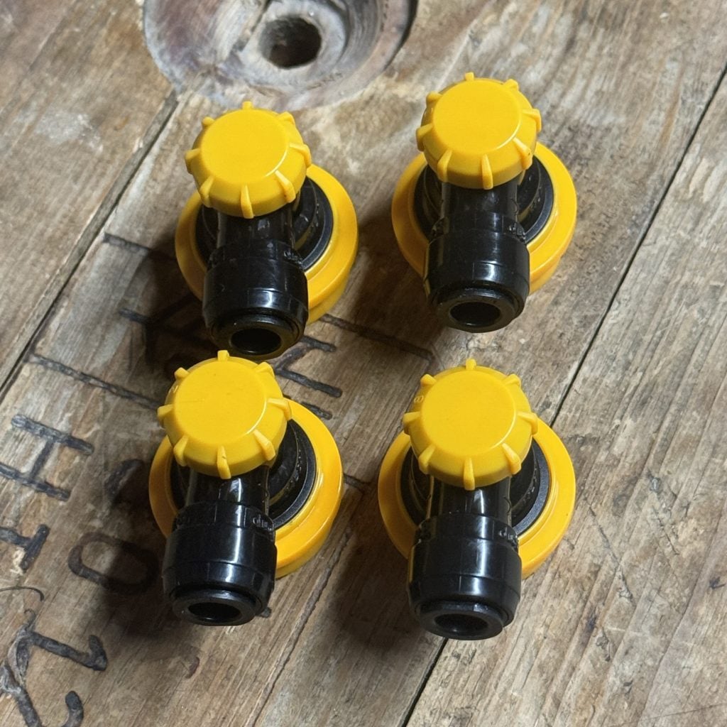 Duotight Liquid Quick Disconnect 4-Pack - 8mm/5/16" Ball Lock