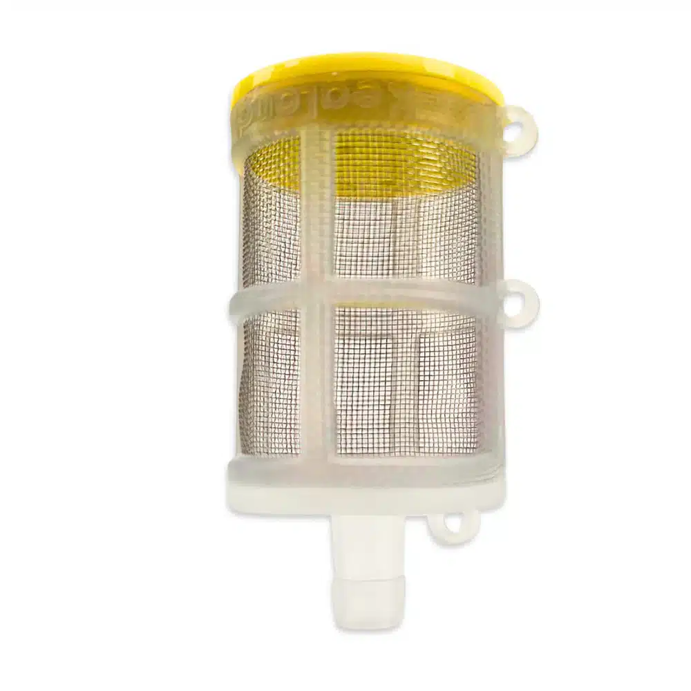 Kegland Yellow Weighted Floating Dip Tube Filter - Gen 2