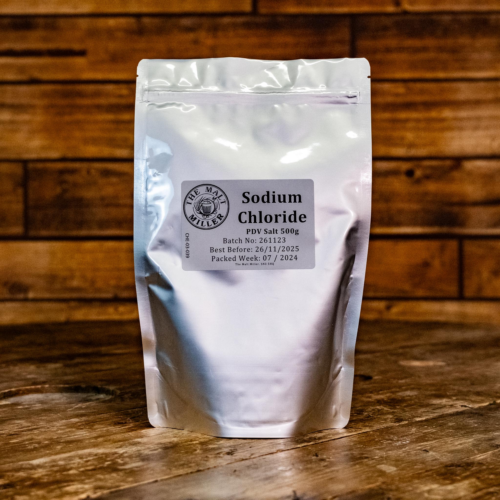 PDV Salt 500g - High-Quality Sodium Chloride for Home Brewing