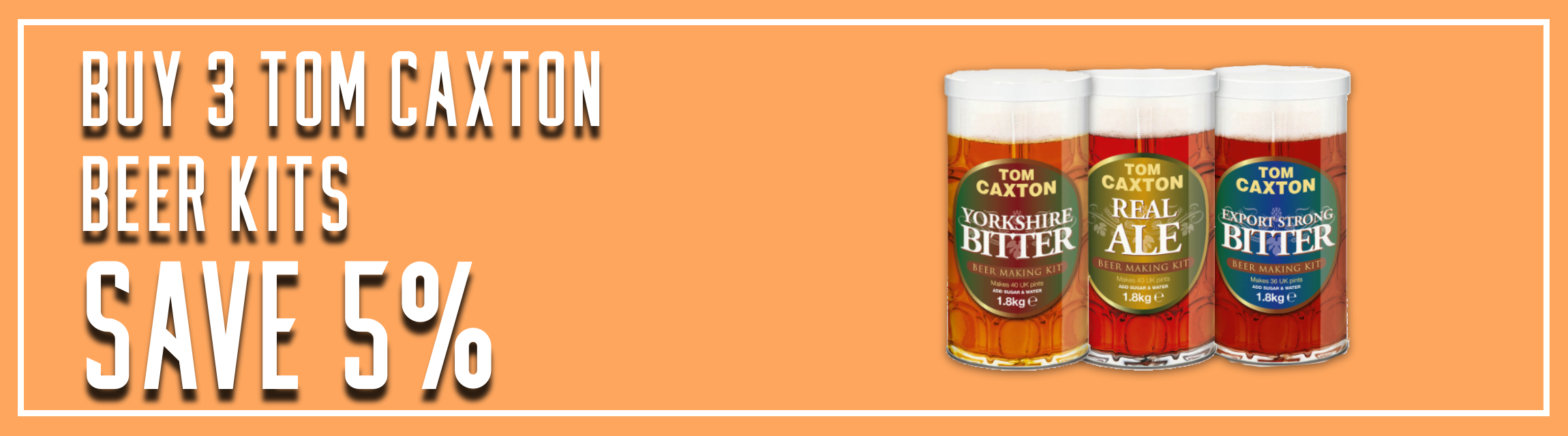 Tom Caxton Beer Kits | Quality Homebrewing Made Easy