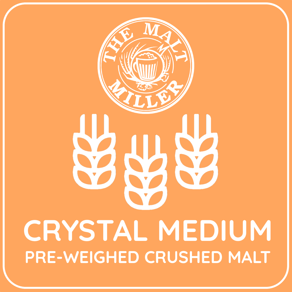 Crystal Medium Crushed Malt - Premium Brewing Ingredients Online
