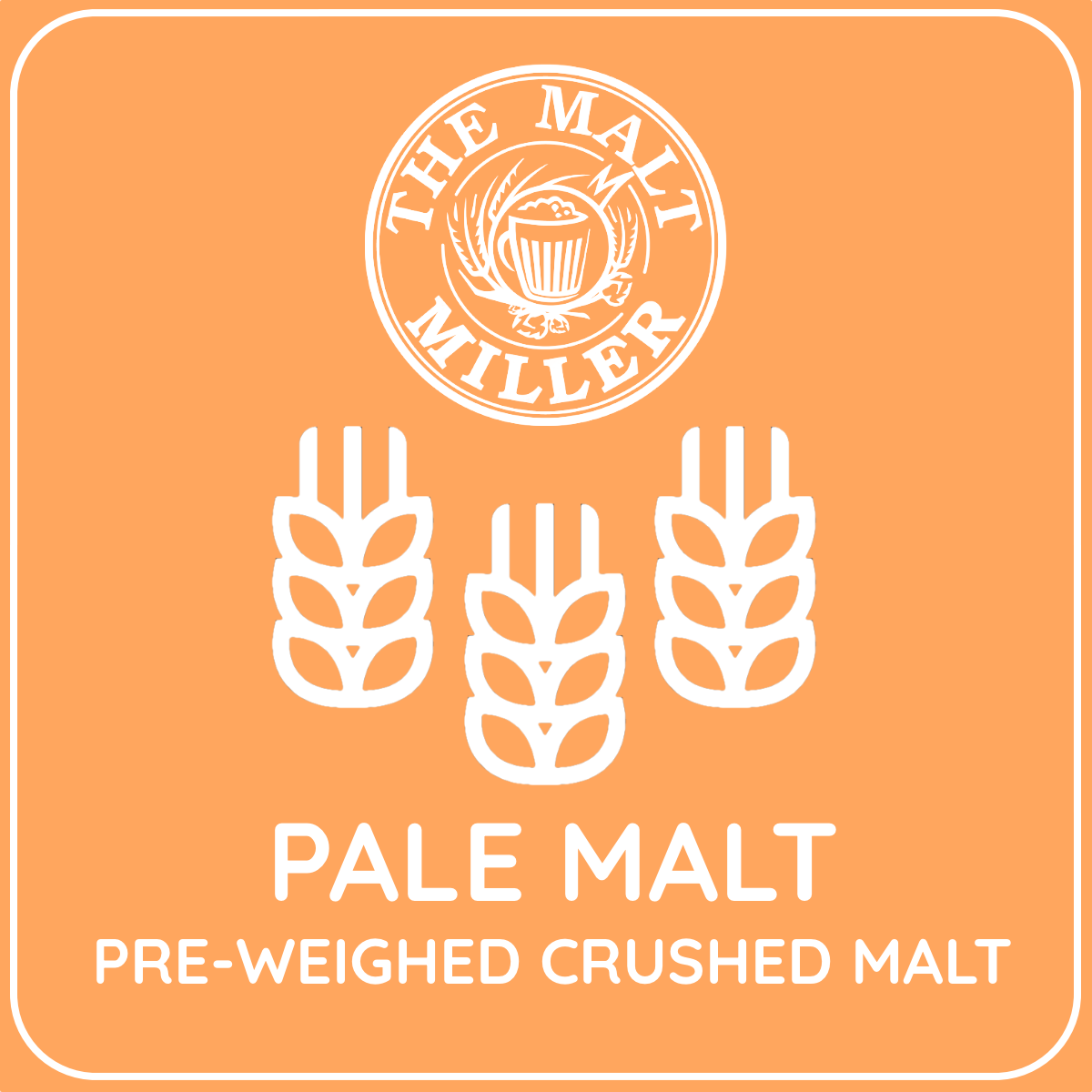 Pale Malt - Pre-Weighed Crushed Malt for Brewing | The Malt Miller